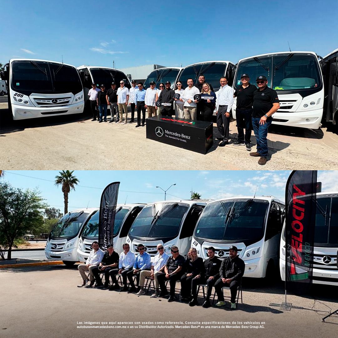 Mercedes-Benz Autobuses, entrega 15 autobuses para transformar el ...