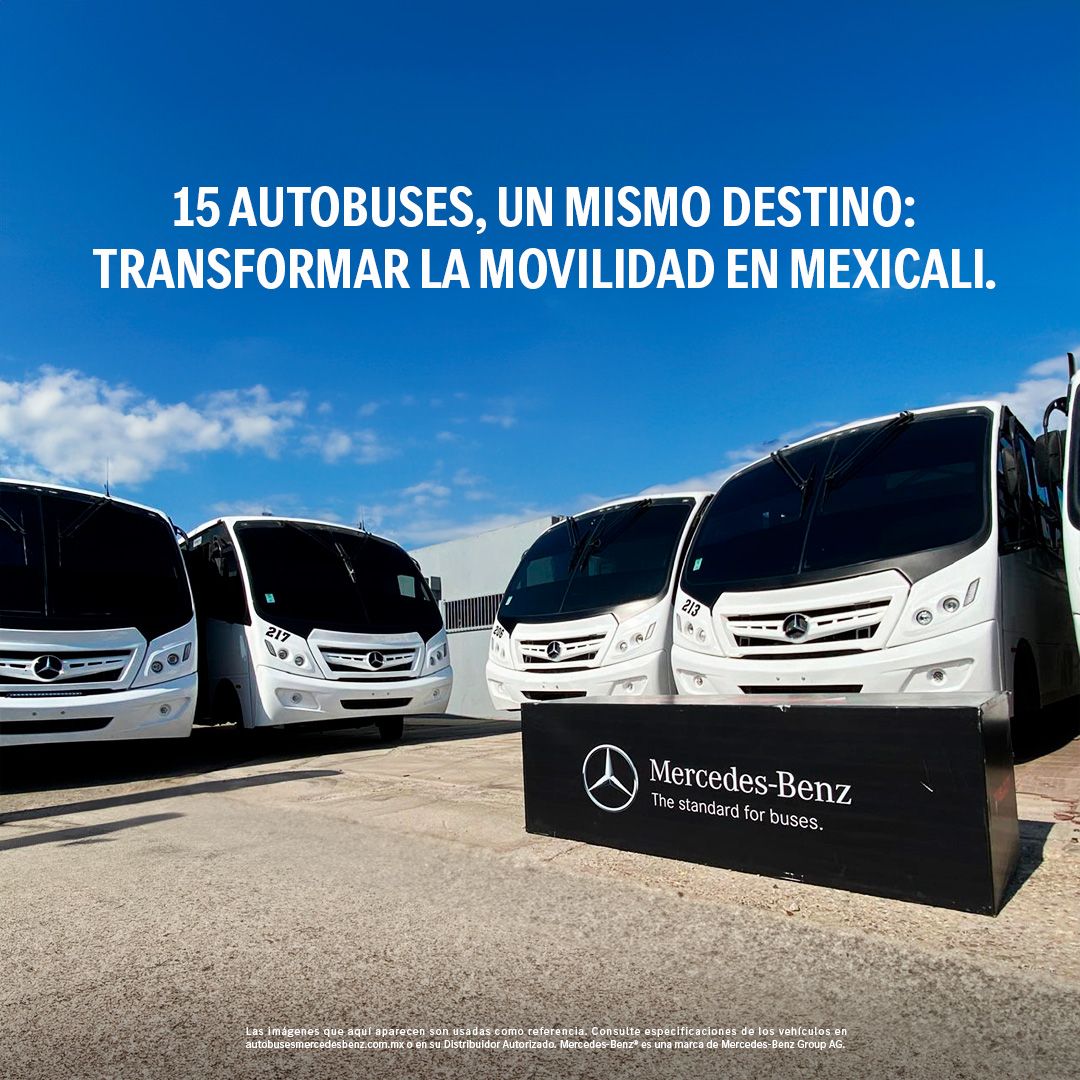 Mercedes-Benz Autobuses, entrega 15 autobuses para transformar el ...